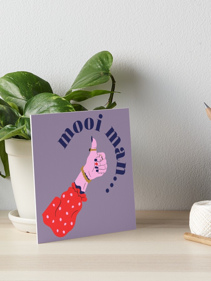 "Afrikaans, Mooi man, Thumbs up, Afrikaans art design" Art Board Print ...