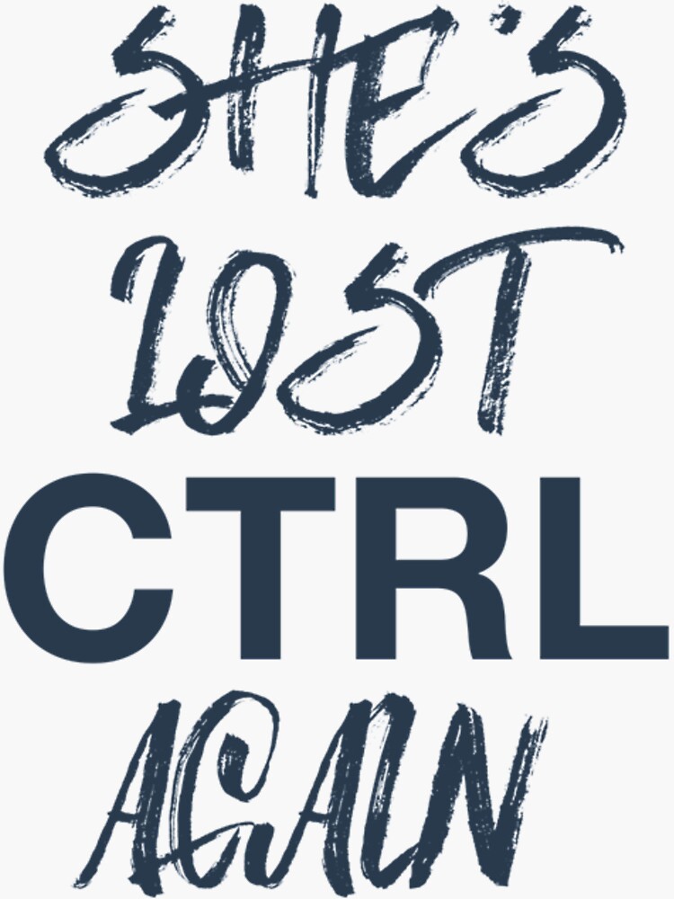 "Shes lost control again joy division" Sticker by TrungDinhe | Redbubble