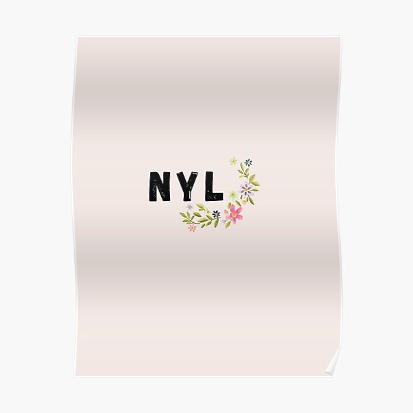 "NYL (Creator's name) - dark color" Poster by TTOFFY | Redbubble