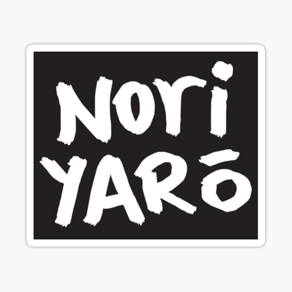"Noriyaro" Sticker for Sale by Mcbedeakin | Redbubble