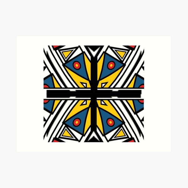 "Ndebele geometric shapes geomtetric shapes" Art Print for Sale by ...