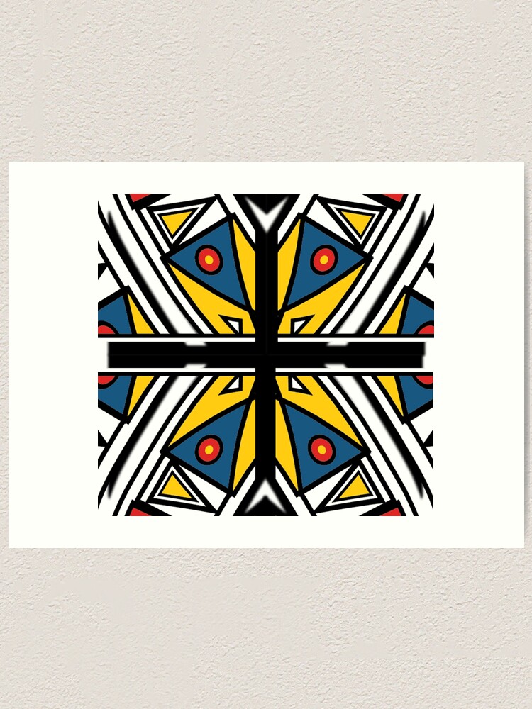 "Ndebele geometric shapes geomtetric shapes" Art Print for Sale by ...