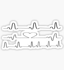 Heartbeat: Stickers | Redbubble