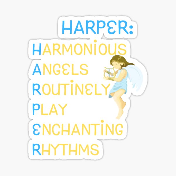 " HARPER 1" Sticker by theHOLIDAYdude | Redbubble