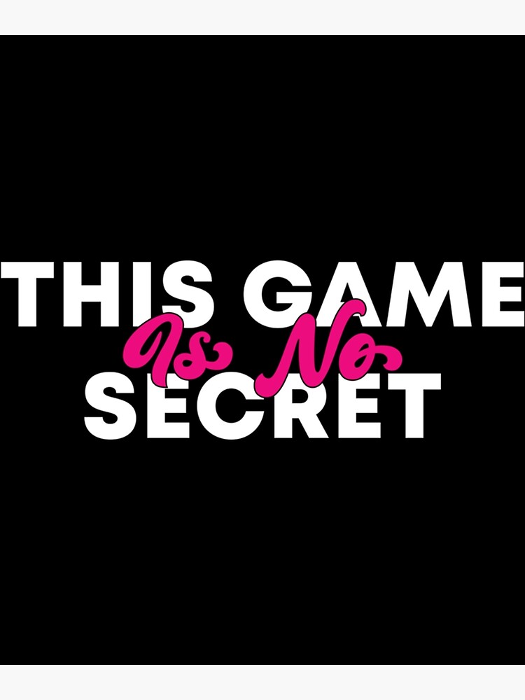 Poster « Ce jeu n'est pas un secret (27) », par Drip49TeeShirts | Redbubble Poster « Ce jeu n'est pas un secret (27) », par Drip49TeeShirts | Redbubble