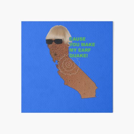 "Earthquake Earfquake Tyler The Creator" Art Board Print by paynelauren ...