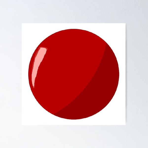 "Red nose day funny round big red b" Poster for Sale by Tru Dezigner ...