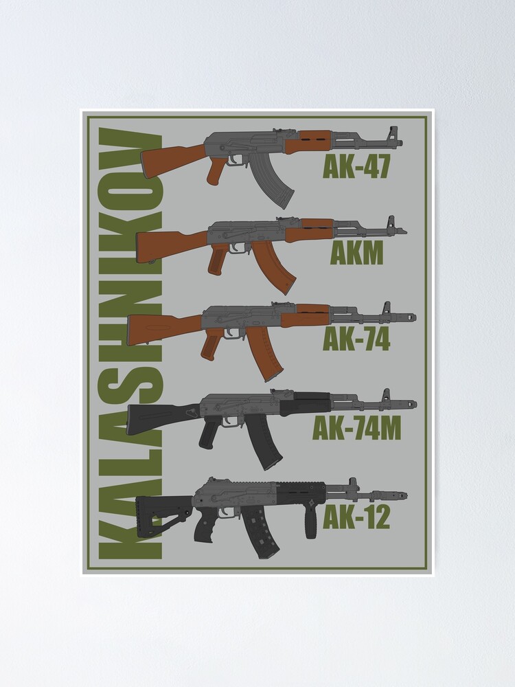 "Generation of the Kalashnikov Assault Rifle" Poster for Sale by ...
