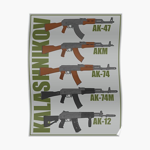 "Generation of the Kalashnikov Assault Rifle" Poster for Sale by ...