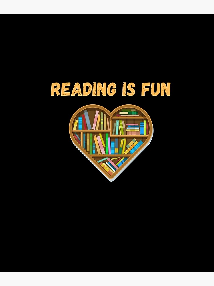 "Reading Is Fun - Cute Book Lover" Poster for Sale by ossincreations ...