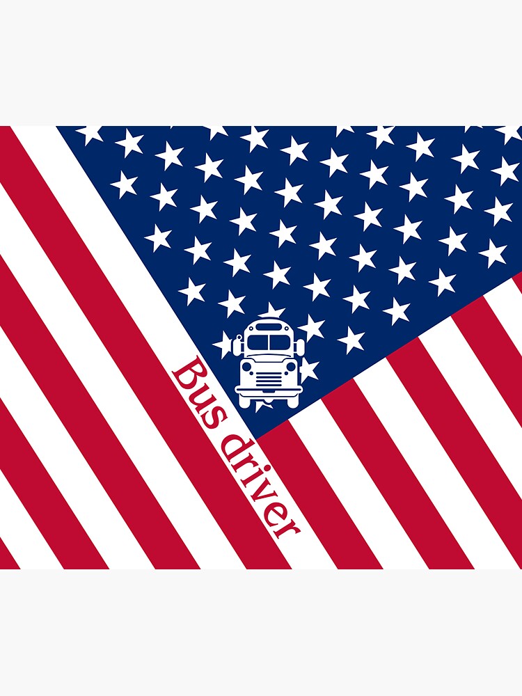 "BUS DRIVER FLAG" Sticker by ElliottKiti | Redbubble