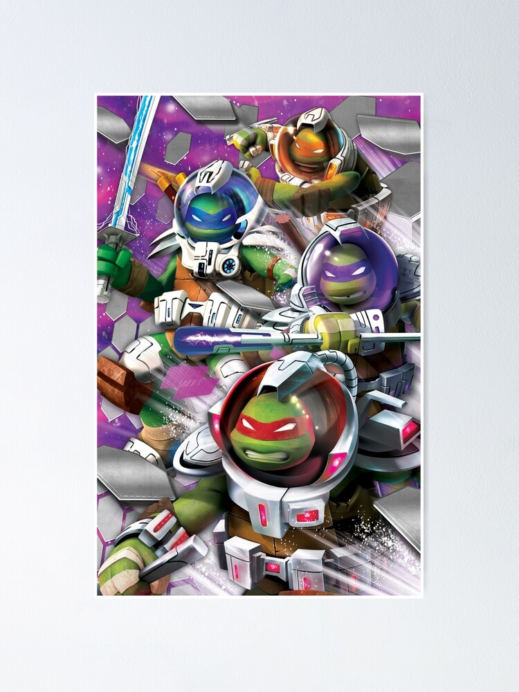 "TMNT Space" Poster for Sale by ettawilliam | Redbubble