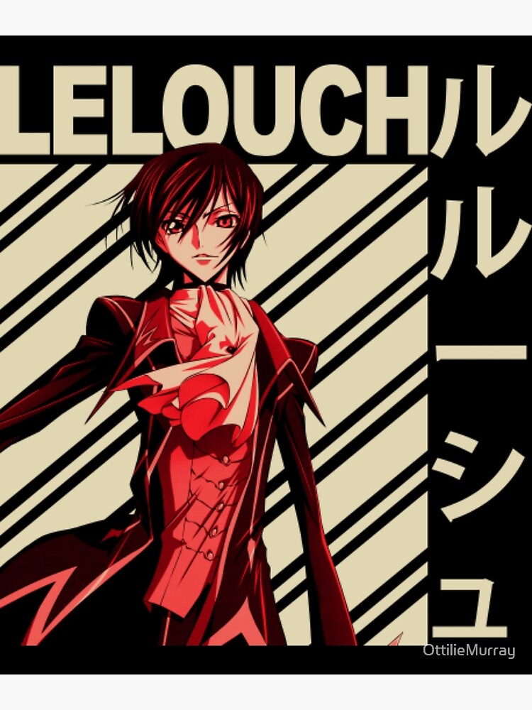 "Lelouch Lamperouge" Poster for Sale by OttilieMurray | Redbubble