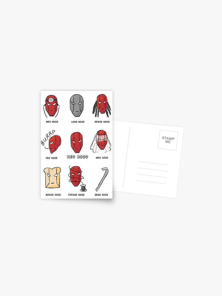"Red Hood Puns" Postcard for Sale by oohnah | Redbubble