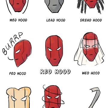 "Red Hood Puns" Postcard for Sale by oohnah | Redbubble