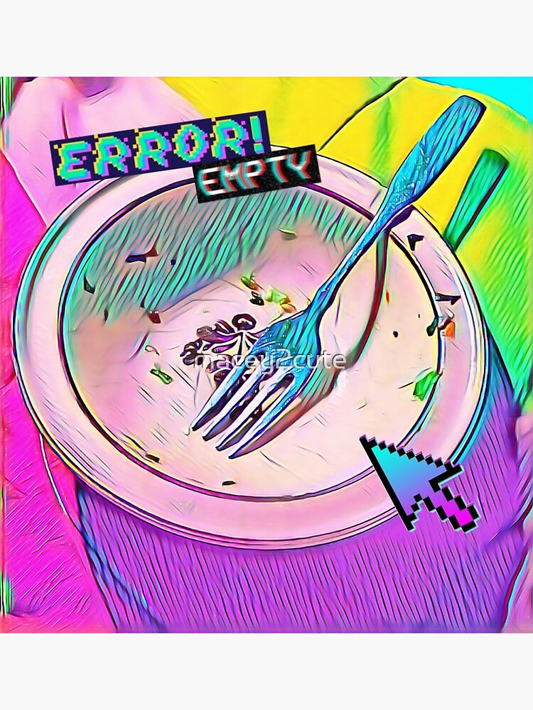 "Error Empty" Poster for Sale by macey2cute | Redbubble