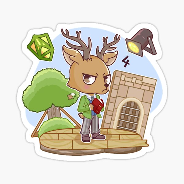 "Louis " Sticker for Sale by vaseltoti | Redbubble