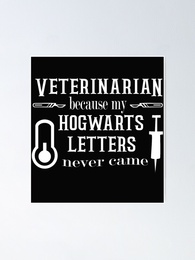 "Veterinarian letter vet tech animal" Poster by Anguinusteus | Redbubble