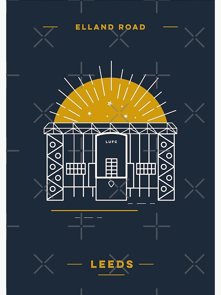 "Leeds Elland Road" Poster for Sale by uniquehaley | Redbubble