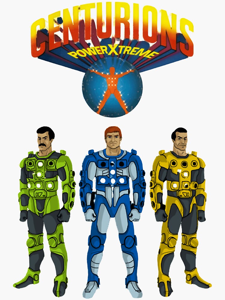 "Centurions cartoon 80s classic Classic " Sticker by EltonioMills ...