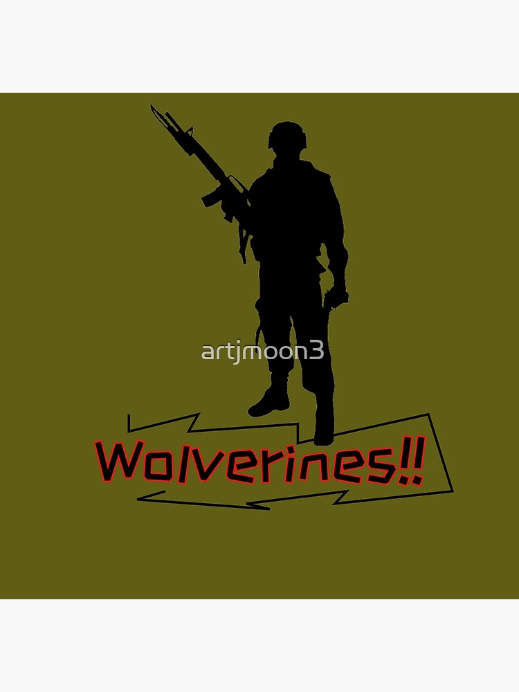 "Wolverines Red Dawn " Poster for Sale by artjmoon3 | Redbubble