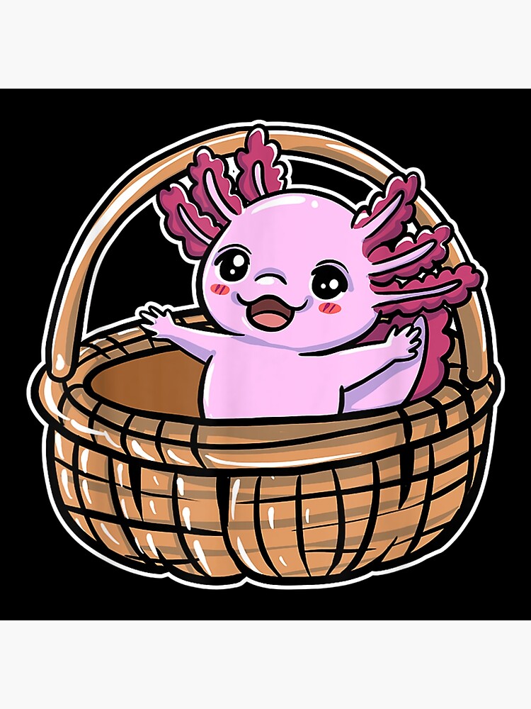 "Funny Cute Axolotls Walking Pet Fish Lover" Poster for Sale by ...