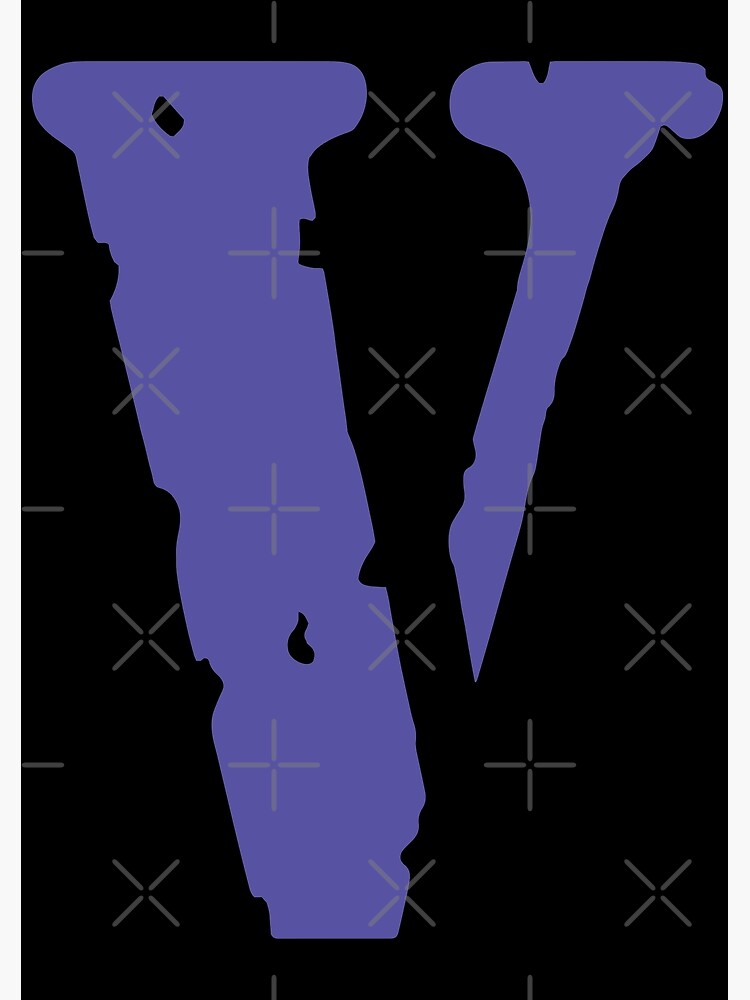 "Vlone Purple V" Poster for Sale by hypelaboratory | Redbubble