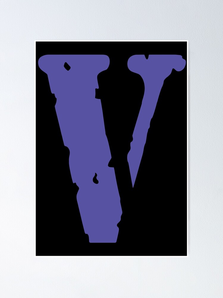 "Vlone Purple V" Poster for Sale by hypelaboratory | Redbubble