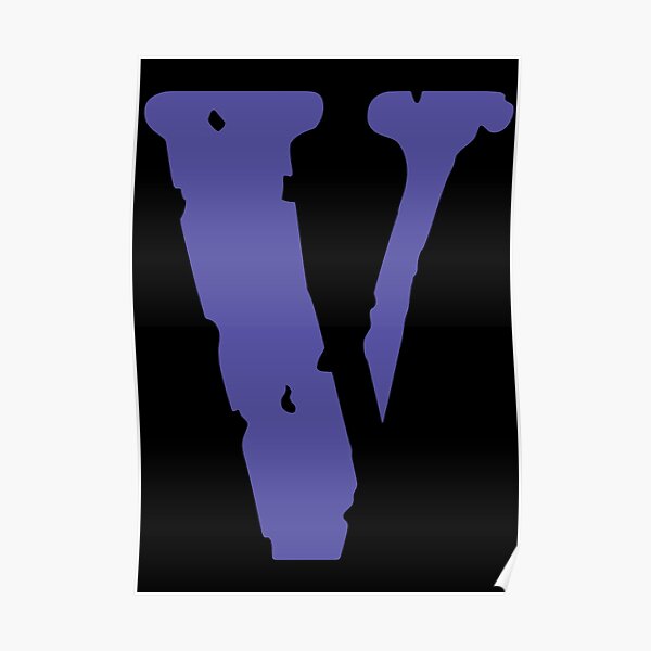 "Vlone Purple V" Poster for Sale by hypelaboratory | Redbubble