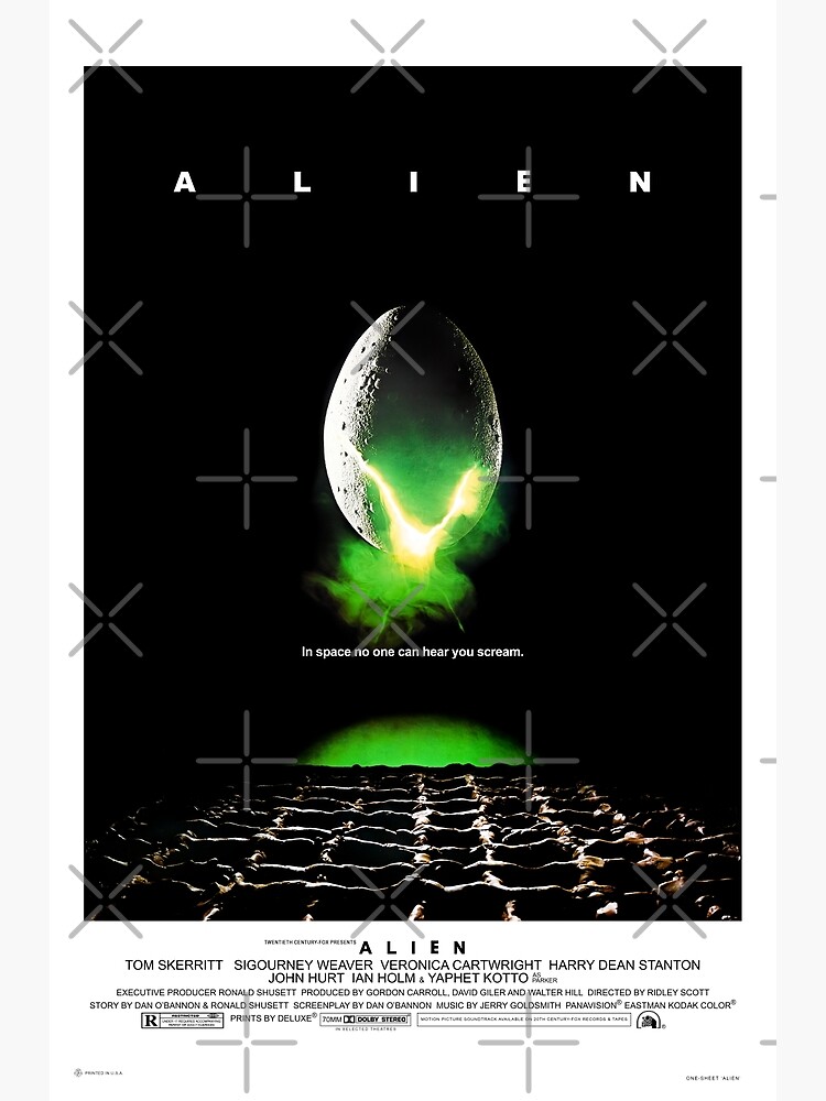 "Alien original movie poster (HQ)" Poster by MovieManiax | Redbubble