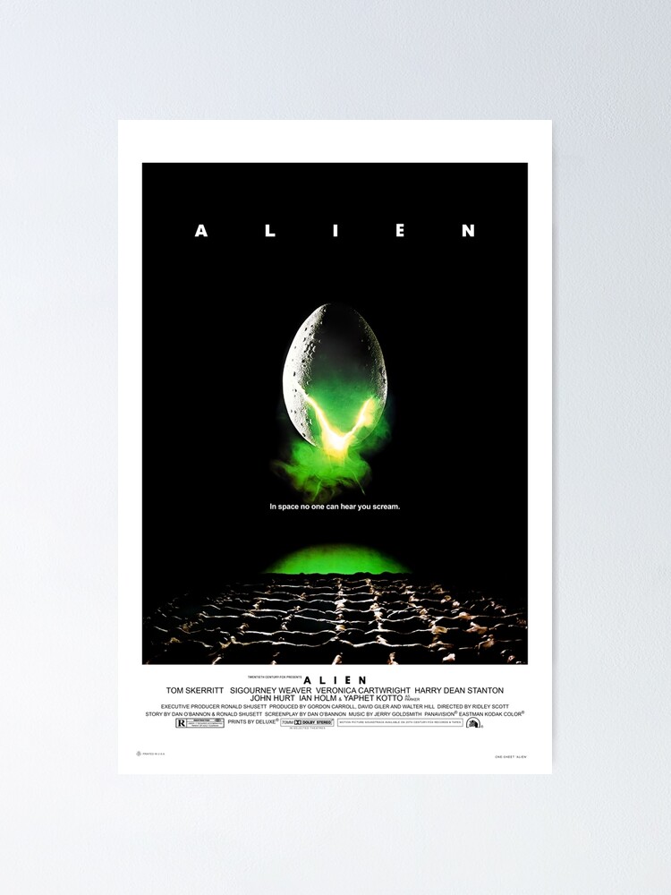 "Alien original movie poster (HQ)" Poster by MovieManiax | Redbubble