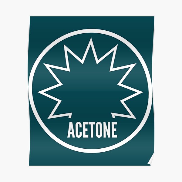 "Acetone " Poster by IronSkullsz | Redbubble