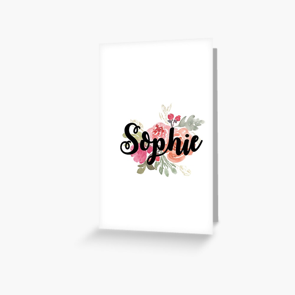 "Sophie" Sticker for Sale by inkknidesign | Redbubble