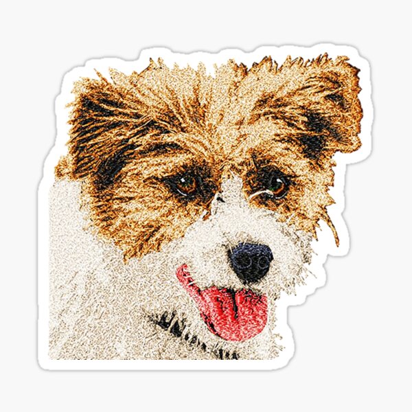 "Machine Embroidery, Cute Embroidered Jack Russel, Cute Jack Russel For ...