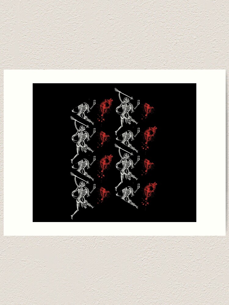 "Arrow Structure Blackbeard Pirate Flag Reimagined" Art Print for Sale ...