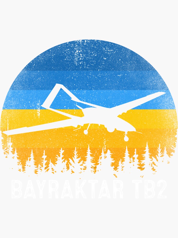 "Bayraktar TB2 Turkish Drone Support Ukraine Vintage Retro Classic ...