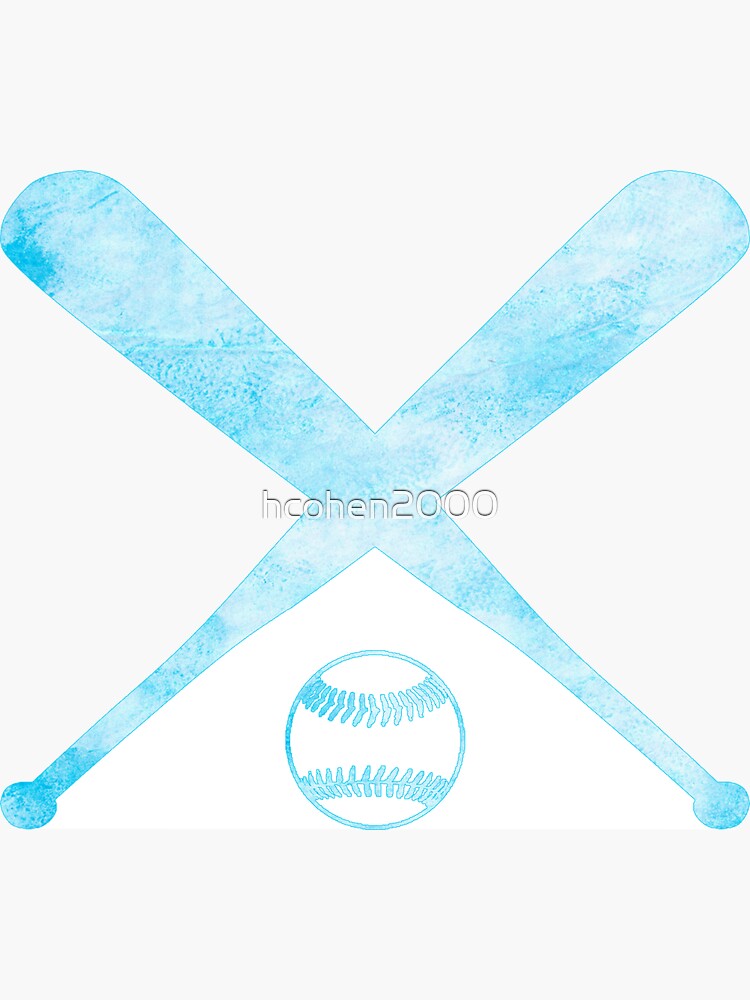 "Softball Blue" Sticker for Sale by hcohen2000 | Redbubble