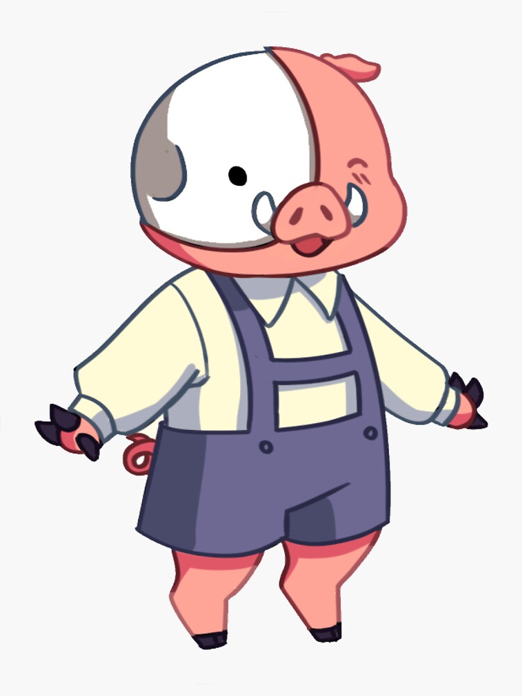 "Baby Zombie Piglin Michael_Beloved" Sticker for Sale by pitifulpanini ...