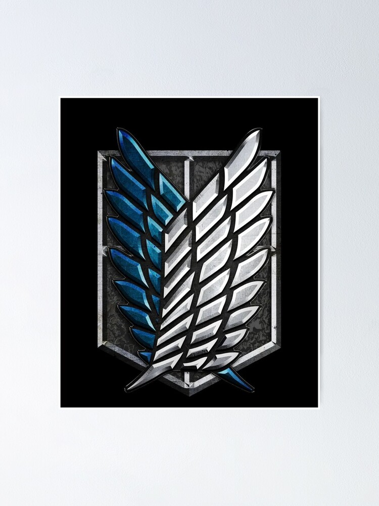 "Scout Regiment Shield" Poster for Sale by Benjaminnnn | Redbubble