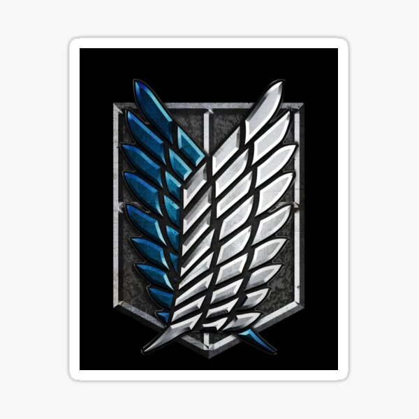 "Scout Regiment Shield" Sticker by Benjaminnnn | Redbubble