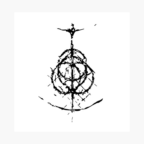 "elden ring logo " Photographic Print for Sale by baki-21 | Redbubble