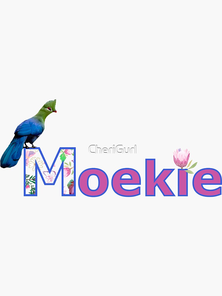 "Moekie" Sticker by CheriGurl | Redbubble
