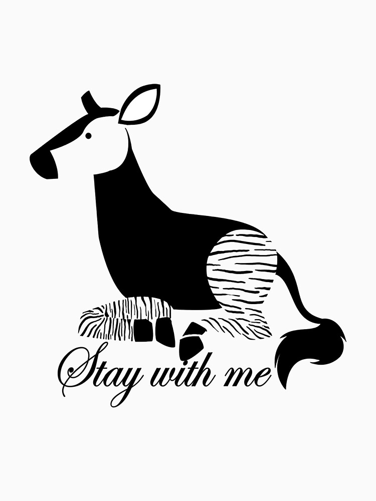 "okapi quit animal " T-shirt for Sale by HenriquesL | Redbubble | okapi ...