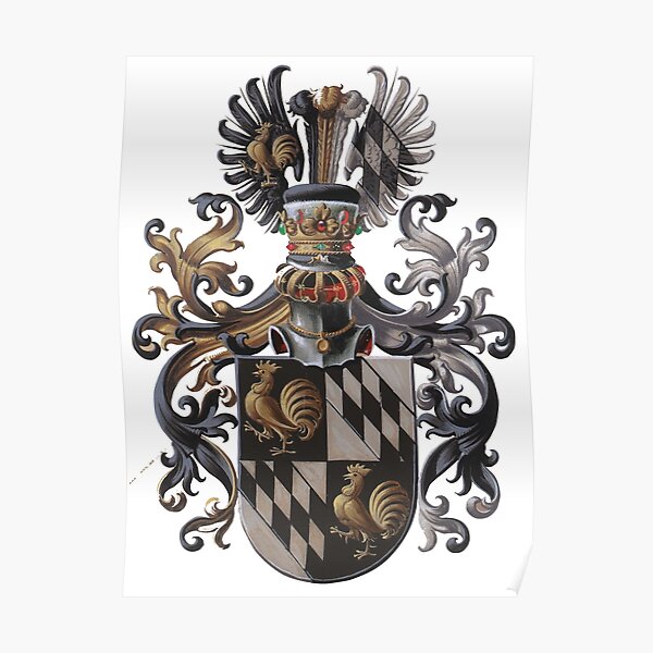 "Coat Of Arms Knight Noble Emblem" Poster for Sale by actualthemes ...
