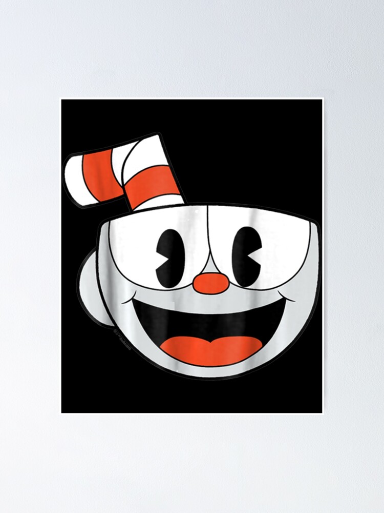 Póster «Gráfico de videojuego Cuphead Big Smile Face» de inthetruthnetz ...