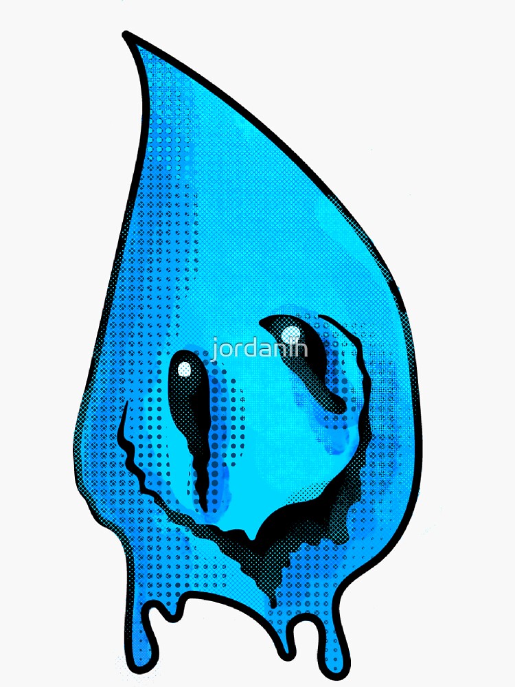 "Drophead Logo Blue" Sticker by jordanlh | Redbubble