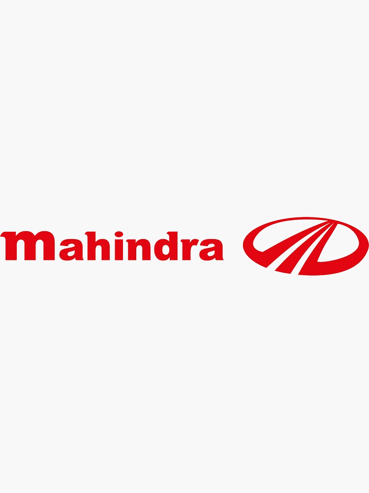 "Logo Mahindra." Sticker by Dicks1919 | Redbubble