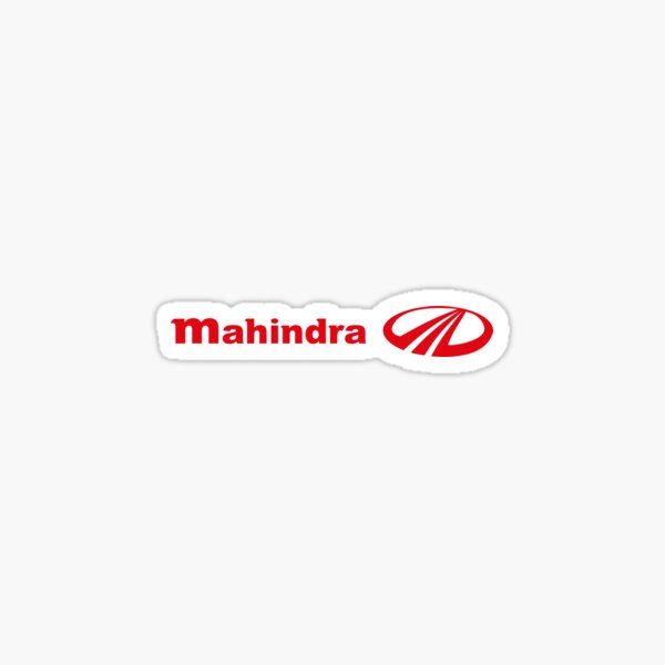 "Logo Mahindra." Sticker by Dicks1919 | Redbubble
