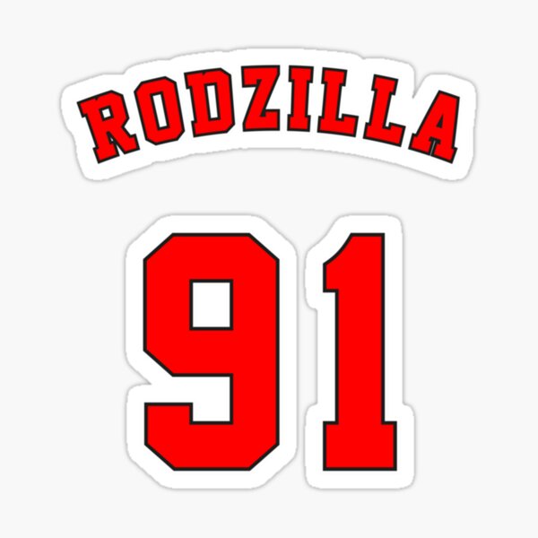 "Dennis Rodman Fan Art " Sticker by Homiusmess68 | Redbubble