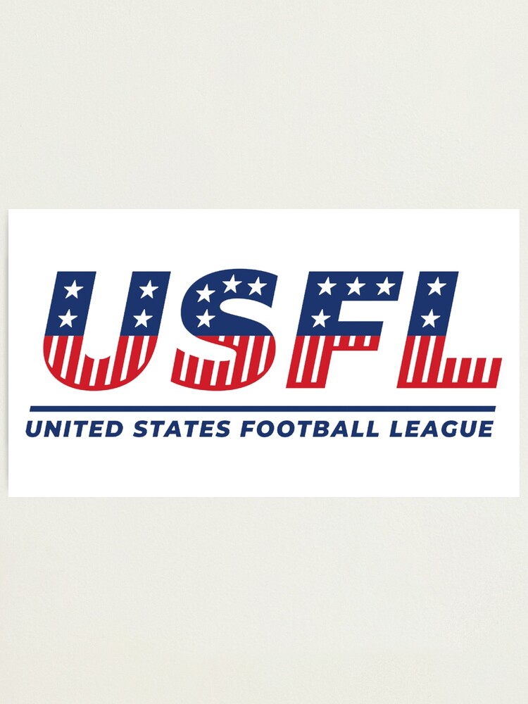 "usfl logo" Photographic Print for Sale by steveaokky | Redbubble